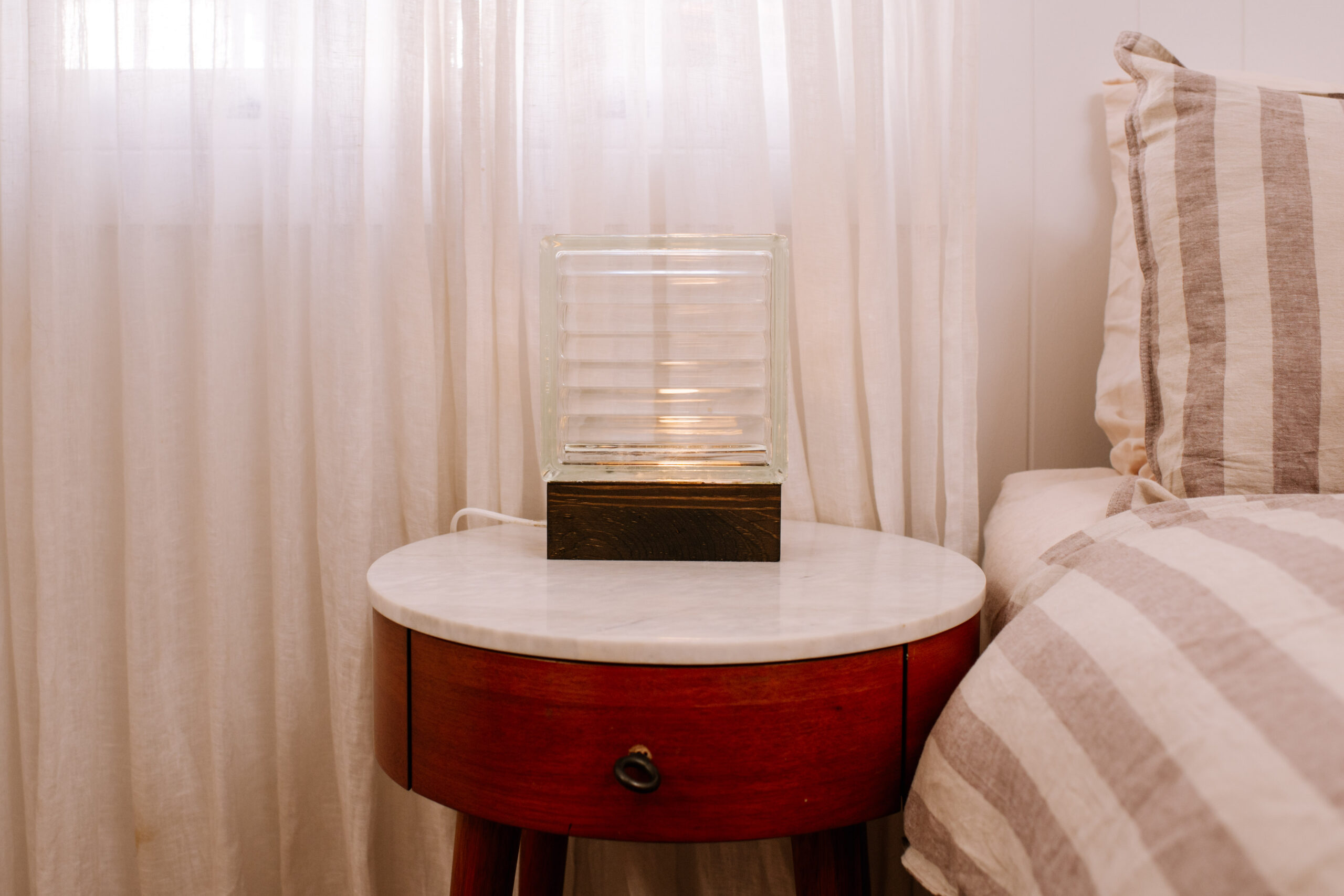 How To Make A Lamp Out of A Glass Brick | Collective Gen