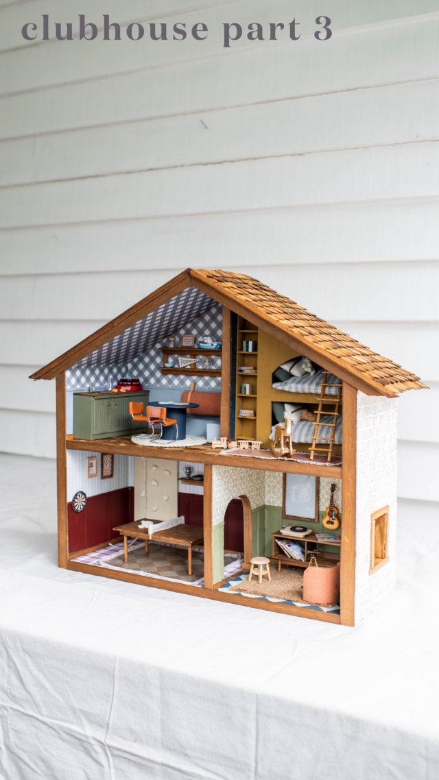 Mini Clubhouse (Boy's Dollhouse) Reveal! | Collective Gen